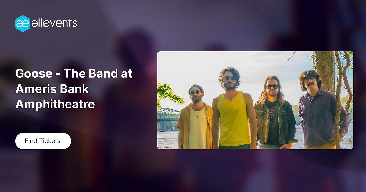 Goose - The Band at Ameris Bank Amphitheatre, Ameris Bank Amphitheatre, Alpharetta, 26 September ...